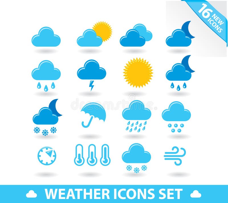 Emotion Weather Icon stock vector. Illustration of cloud - 32758020