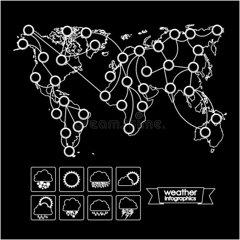 Weather Infographics Set stock vector. Illustration of information ...