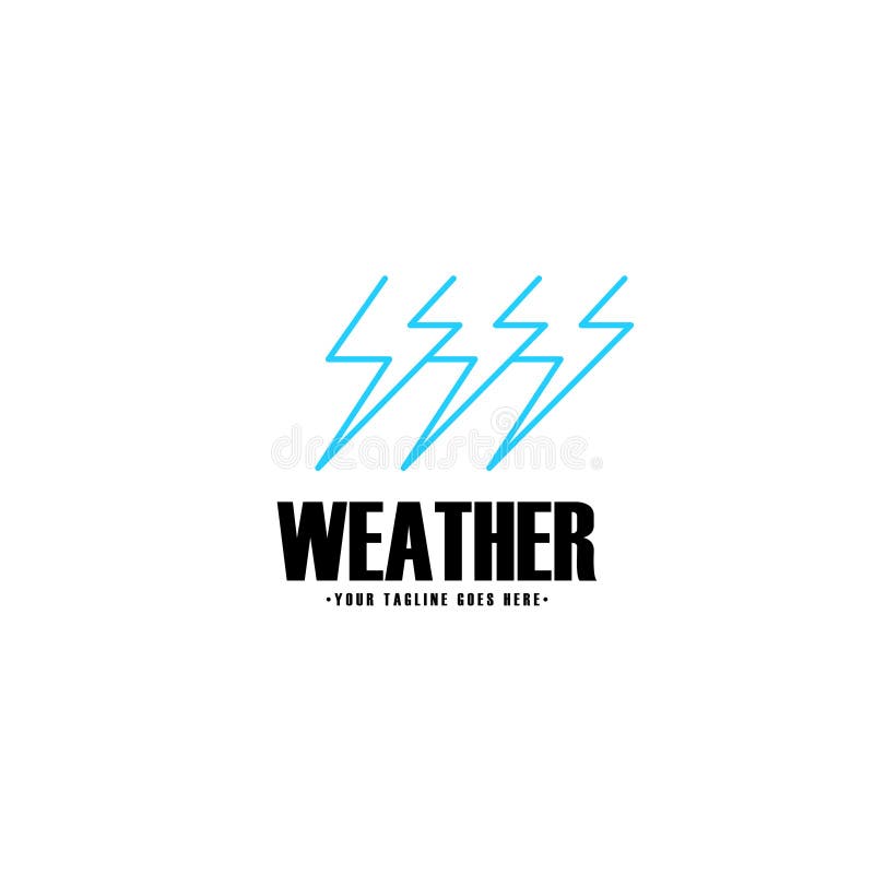 Weather Logo Vector stock vector. Illustration of icon - 99081982