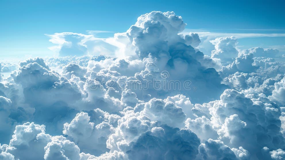 Weather Patterns and Climate - White Fluffy Clouds in a Sunny Summer ...