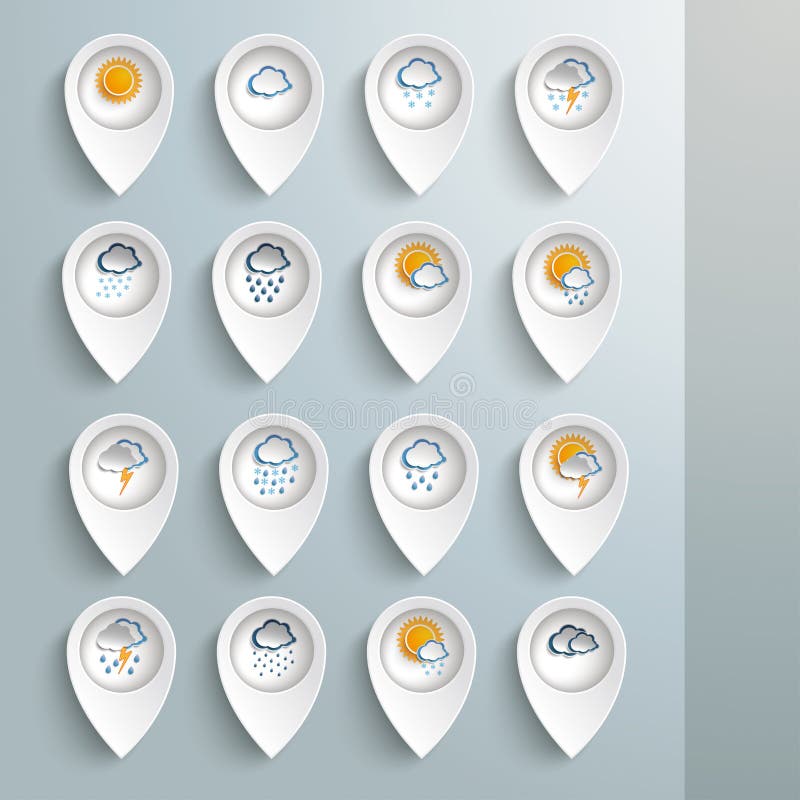 Weather Pointer stock vector. Illustration of layout - 43114279