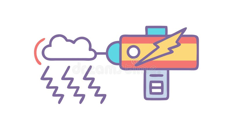 Weather Powered Battery Charging Technology Icon, Vector Design ...
