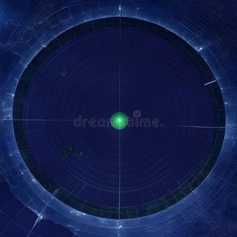 Weather Radar with Clouds , Ai-generatet Stock Photo - Image of ...