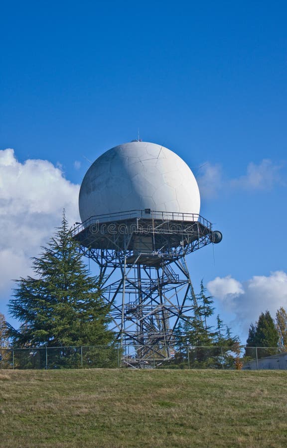 Weather Radar Installation stock photo. Image of radar - 11623804