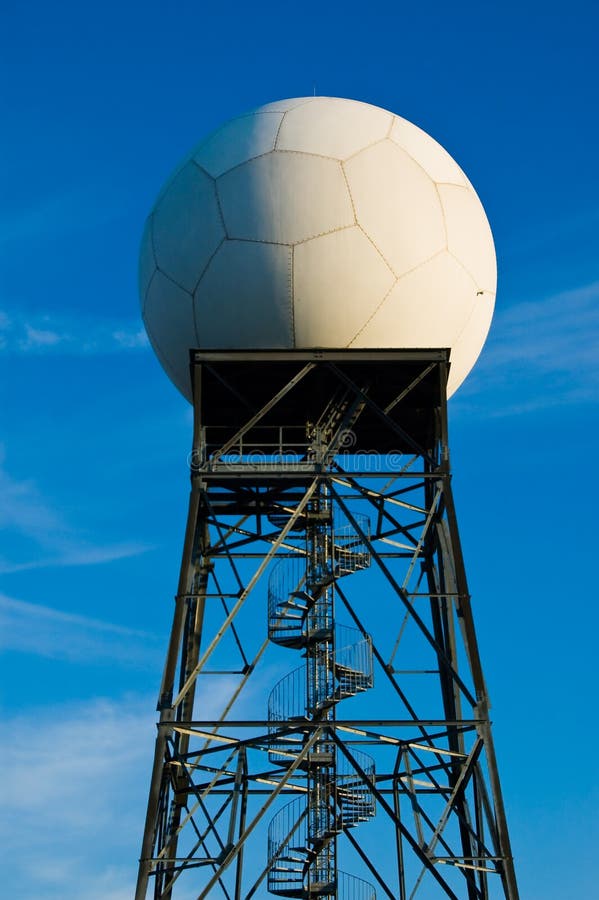 Weather radar station stock photo. Image of data, stairs - 4189564