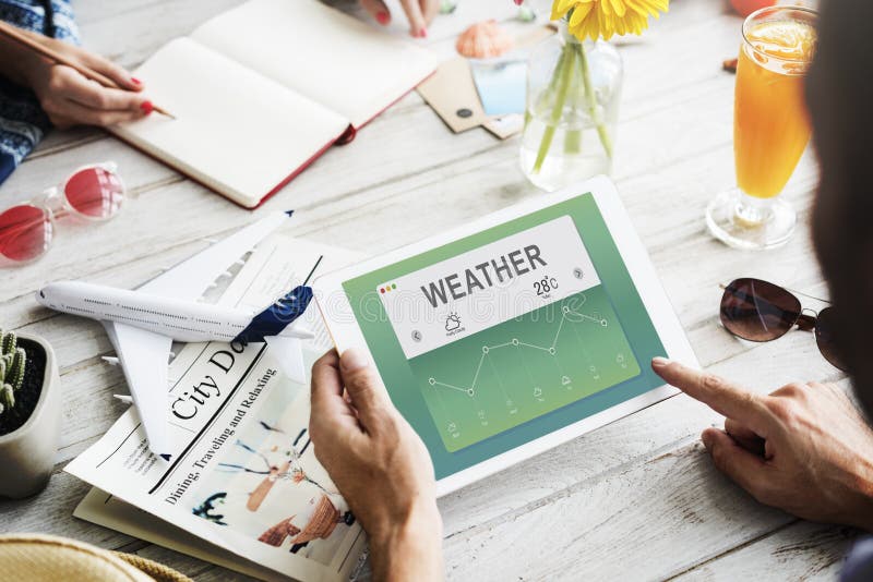 Weather Report Data Meteorology Concept Stock Image - Image of ...