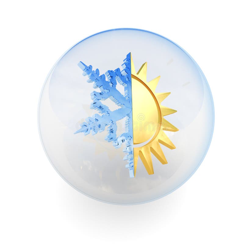 Weather sphere icon stock illustration. Illustration of reflection ...