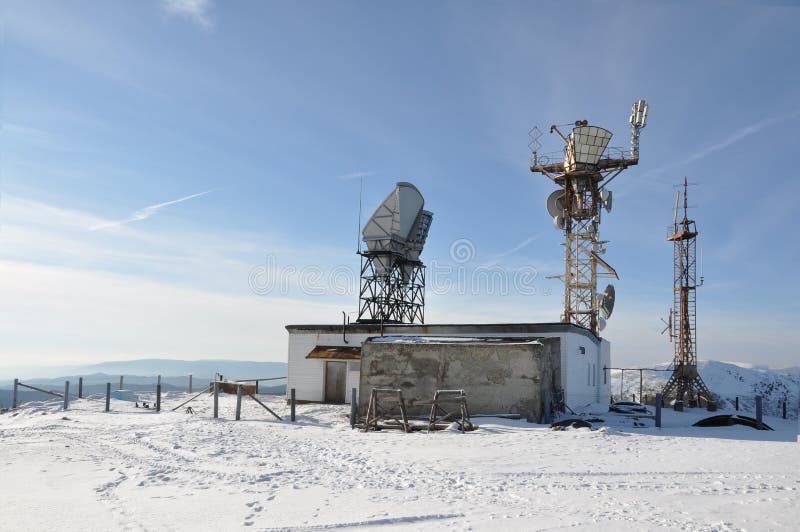 Weather station stock photo. Image of building, meteorology - 12674448