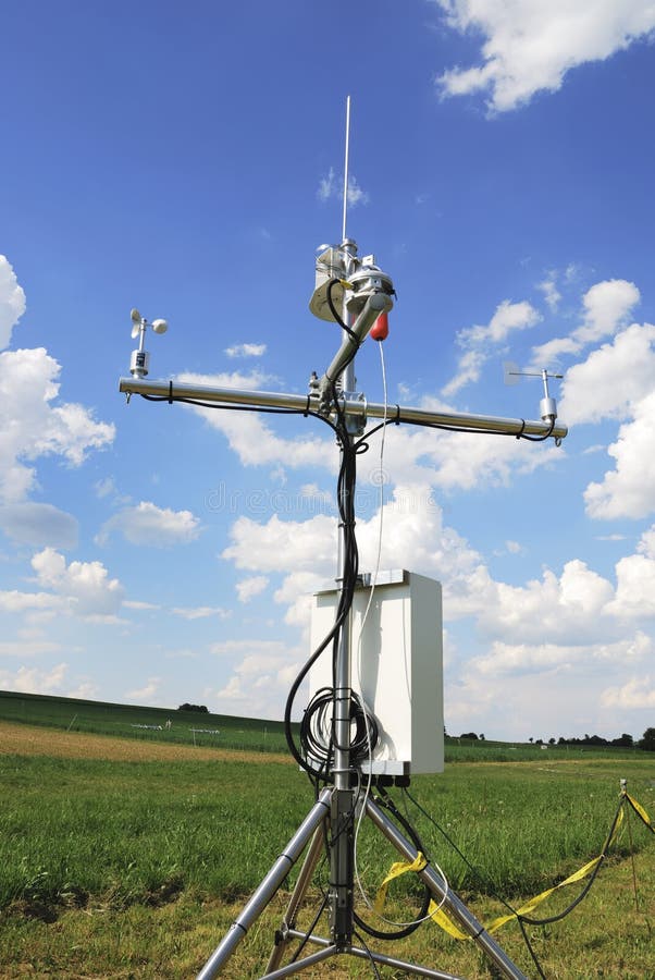 Weather station stock image. Image of snow, observation - 30885597