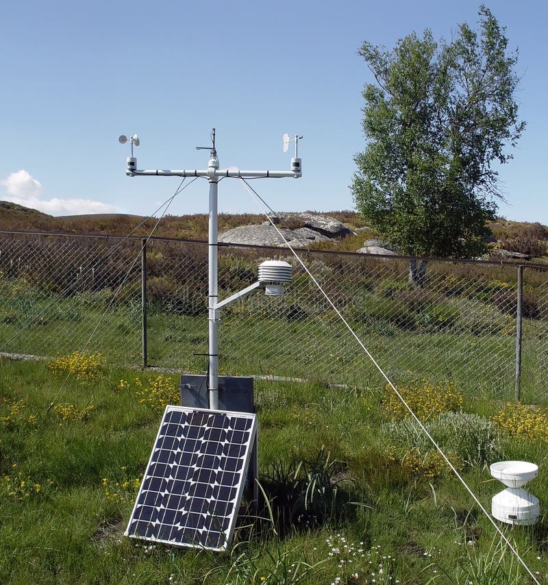 Weather Station stock image. Image of green, change, intensity - 21348863