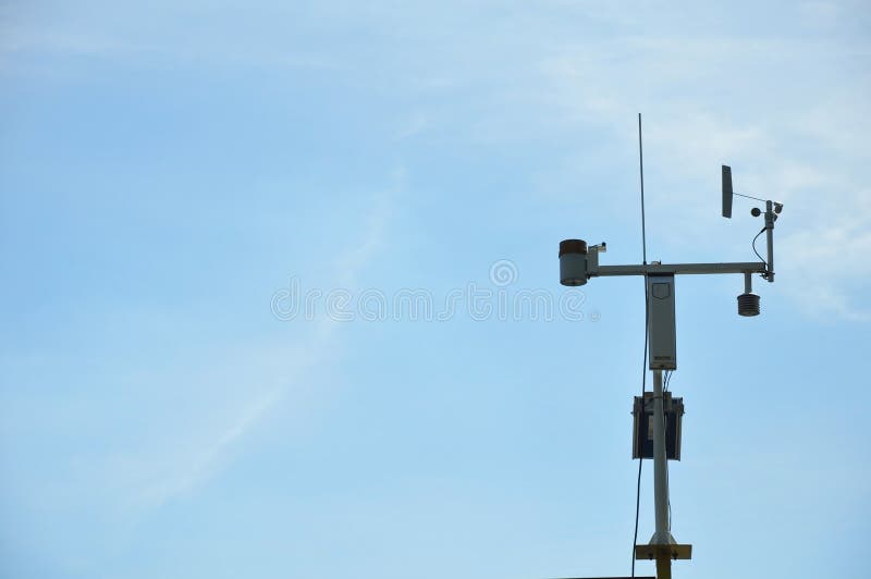 Weather Station stock photo. Image of climate, clouds - 21763214