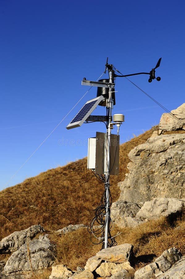 Weather station stock photo. Image of measurement, sunny - 24298686