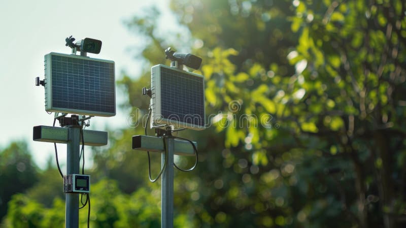 A Weather Station Equipped with Solar Powered Cameras Capturing ...