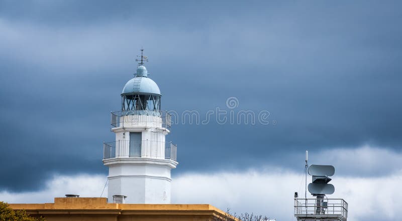 Weather station stock image. Image of radar, lighthouse - 40261293