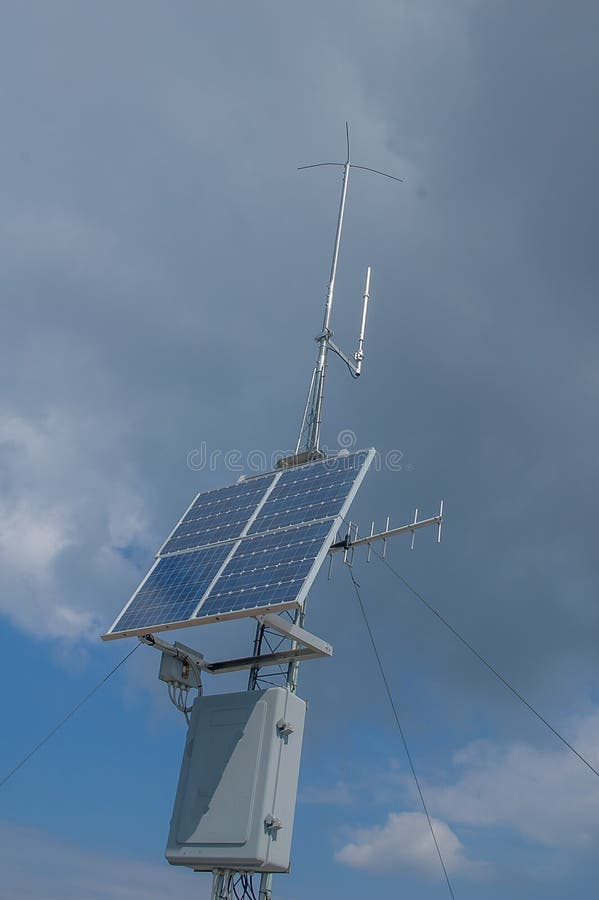 Weather station stock photo. Image of blue, station - 108165724