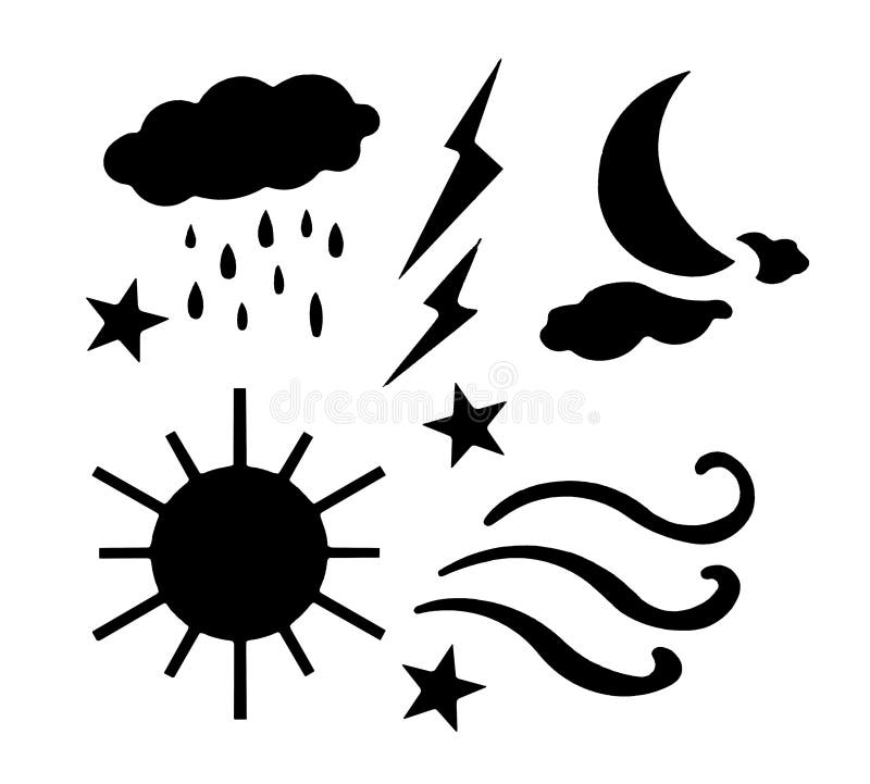 Weather stencil shapes stock illustration. Illustration of spray ...