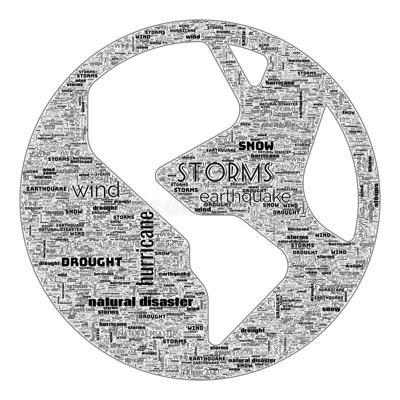 Weather Storms. Natural Disaster Text Abstract Header Background Stock ...