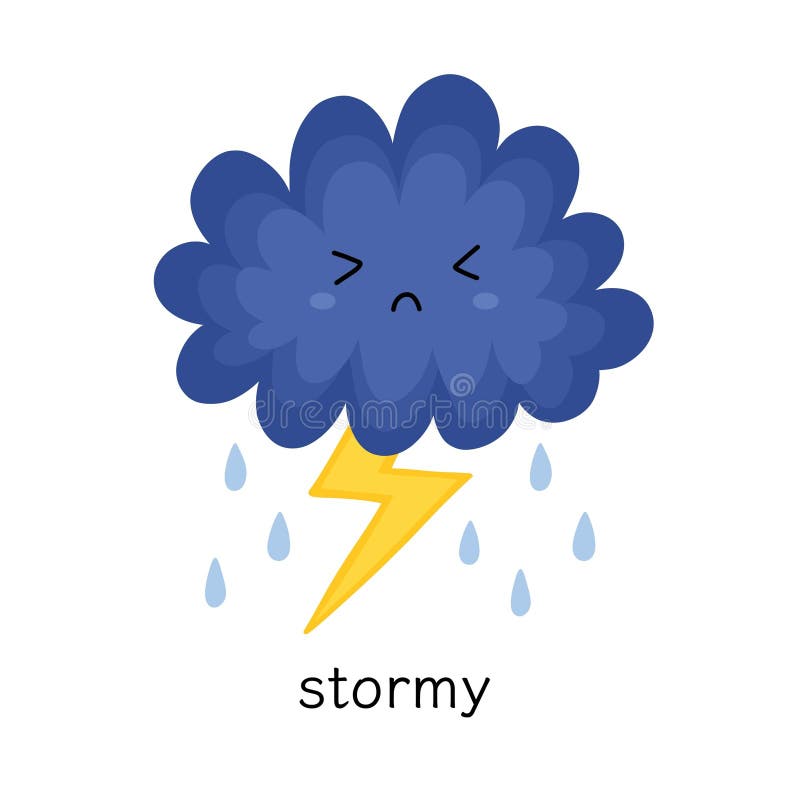 Weather Stormy Kids Stock Illustrations – 241 Weather Stormy Kids Stock ...