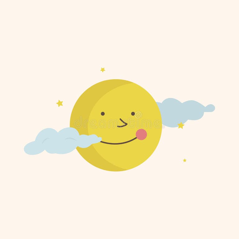 Weather Sunny Day Theme Elements Stock Vector - Illustration of weather ...