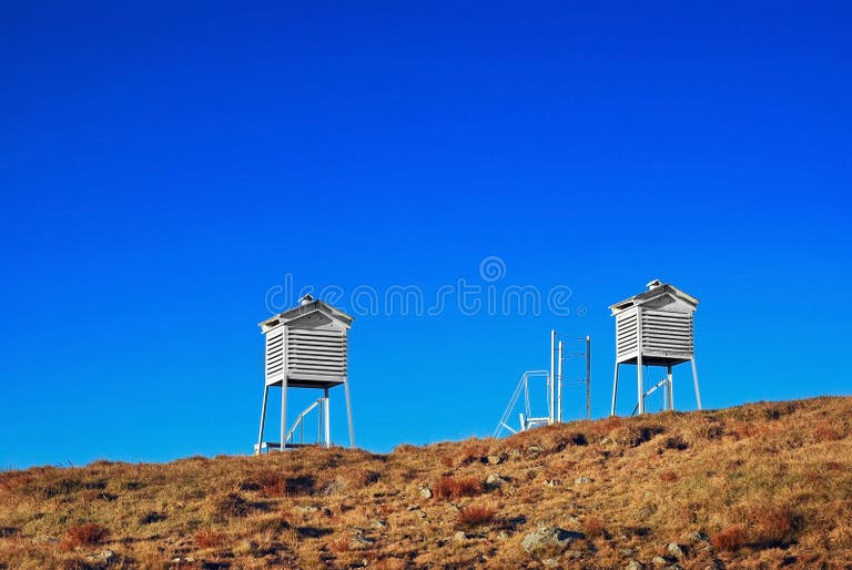 Weather towers stock photo. Image of science, technology - 21751034