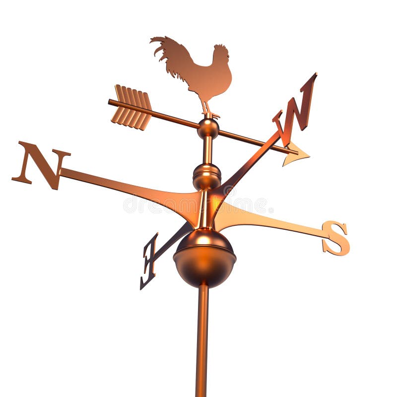 Weather Vane stock illustration. Illustration of bright - 17376627