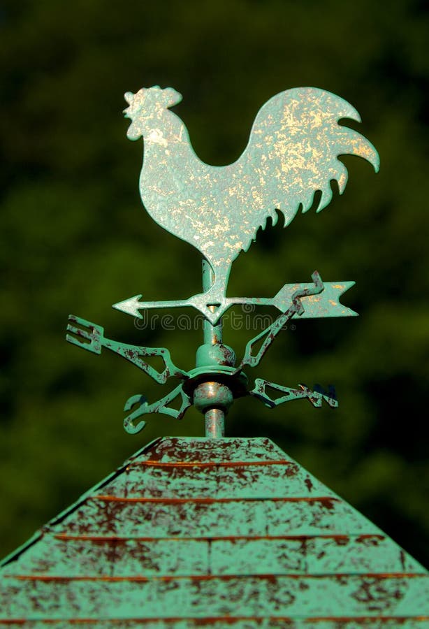 Rustic Cow Weather Vane stock image. Image of rustic, wind - 5382165