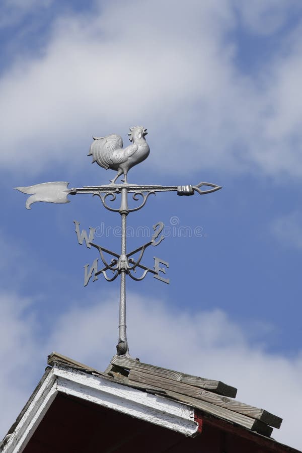 Rustic Cow Weather Vane stock image. Image of rustic, wind - 5382165