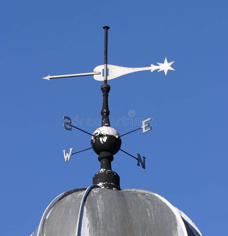 Weather Vane stock image. Image of pointer, cockerel, wind - 2539757