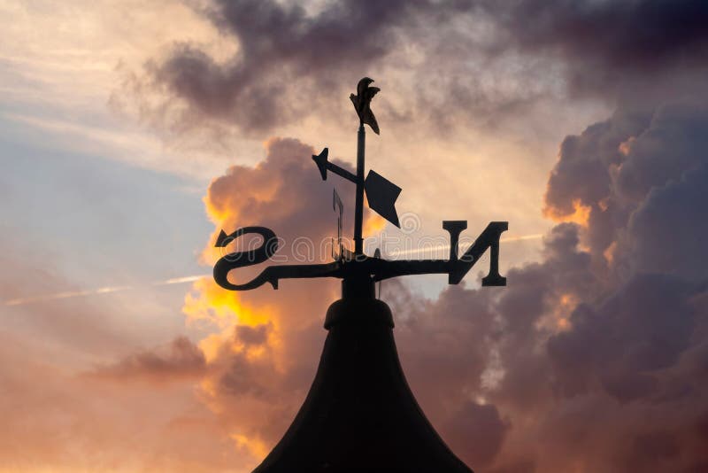 The Meteorological Instrument To Measure the Wind Speed, Temperature ...