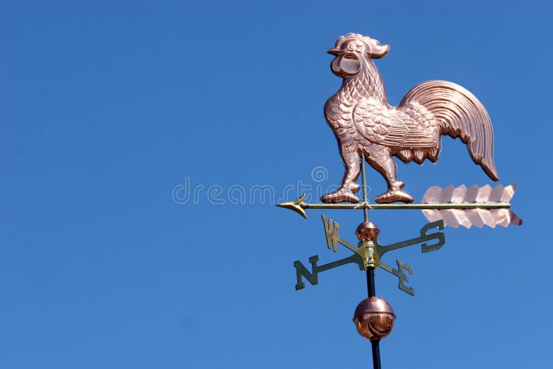Rustic Cow Weather Vane stock image. Image of rustic, wind - 5382165