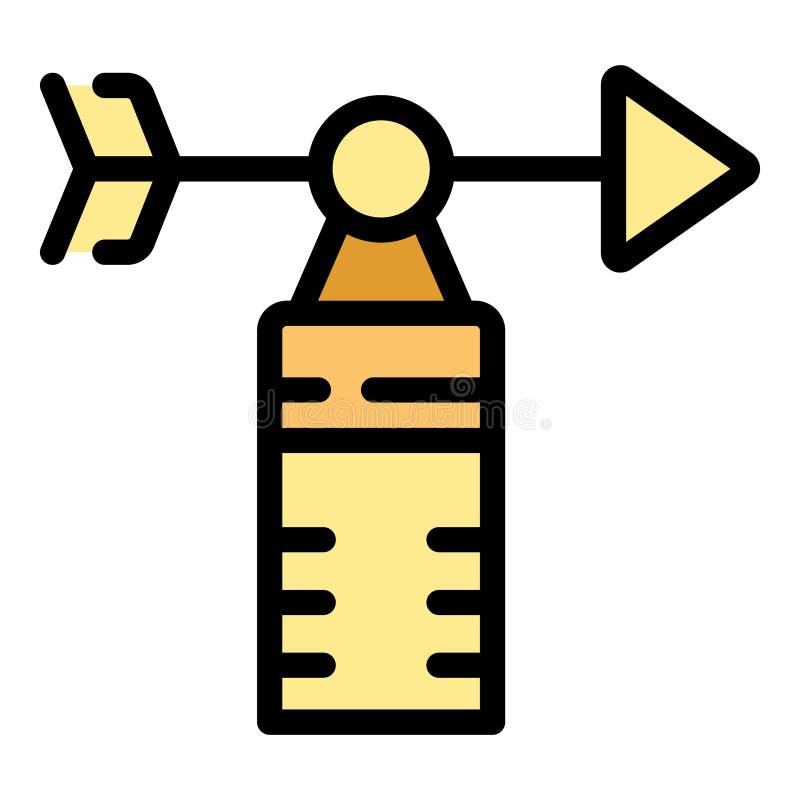 Weather Vane Showing Wind Direction and Measuring Wind Speed Stock ...