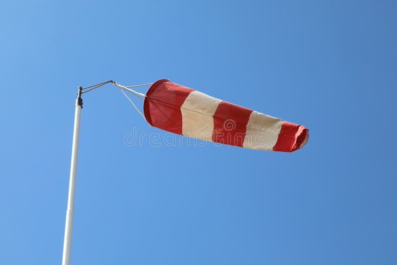 Weather Vane To Indicate the Wind Direction in the Airport Stock Image ...