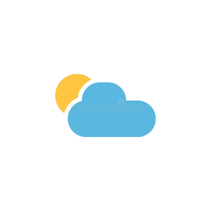 Weather Vector Icon Logo Design Stock Vector - Illustration of logo ...