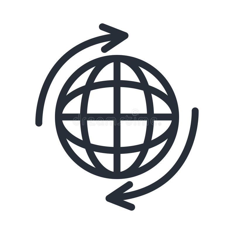 Weather worldwide icon stock vector. Illustration of environment ...