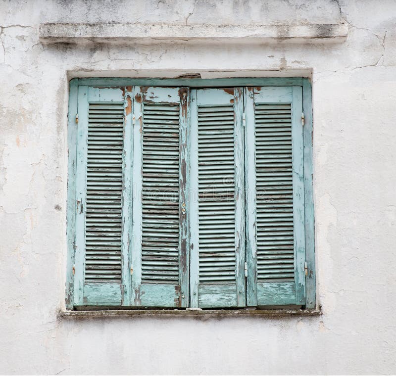 Weather Worn Shutters stock photo. Image of background - 73899376