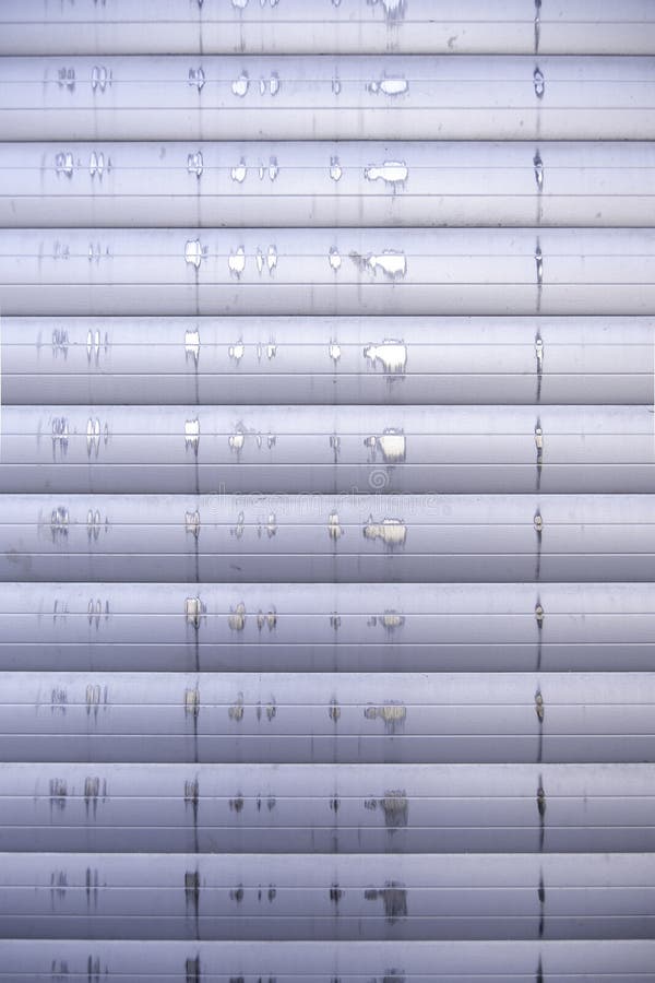 Weathered aluminum shutter stock photo. Image of white - 271935314