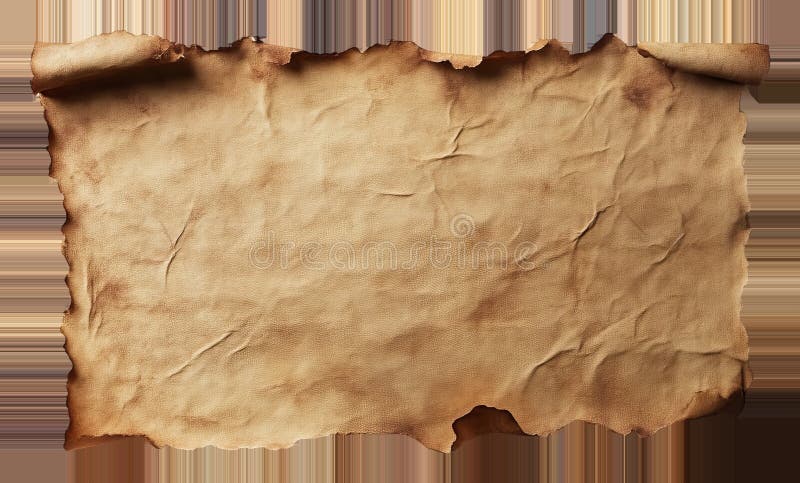 Weathered Ancient Parchment Paper with Torn Edges, Texture Background ...