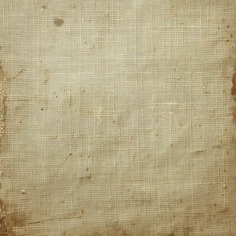 Weathered Beige Linen Fabric Texture with a Frayed Edge Stock ...