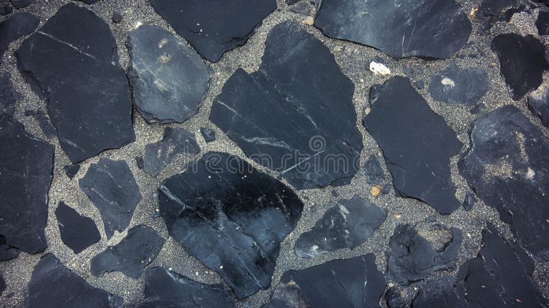 Weathered Black Slate Texture with Rough Surface for Natural Design and ...