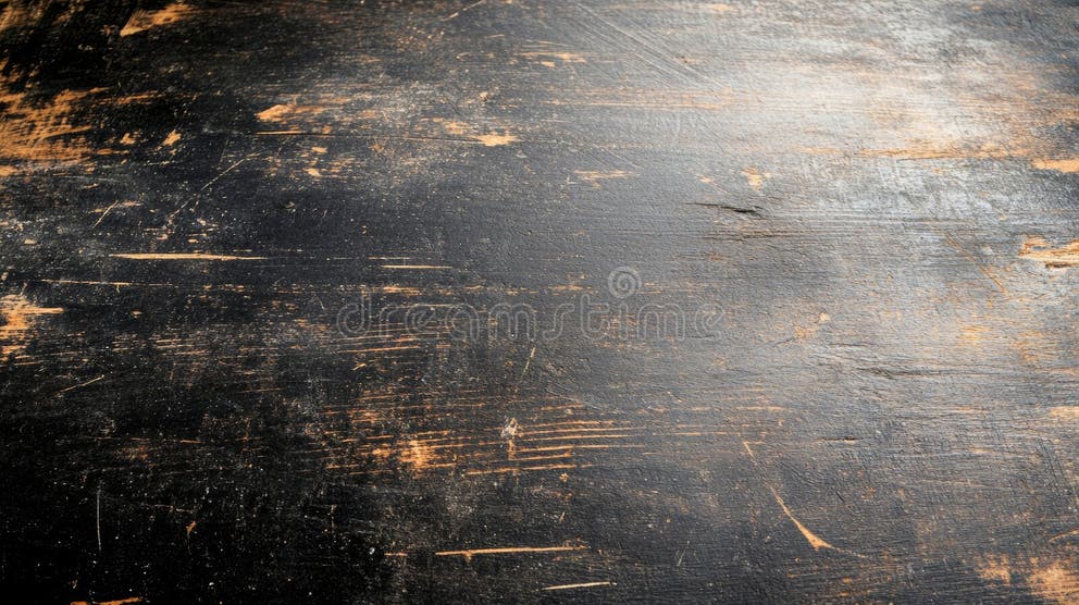 Weathered Black Surface Revealing Organic Aging Marks, Displaying Faded ...
