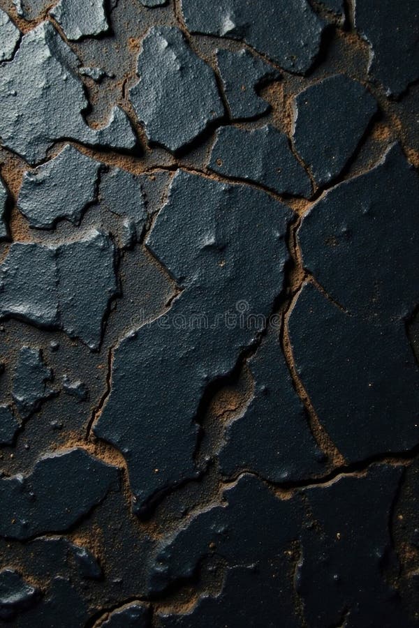 Weathered Black Wall Aged Texture Cracked Paint Shadow Texture Stock ...