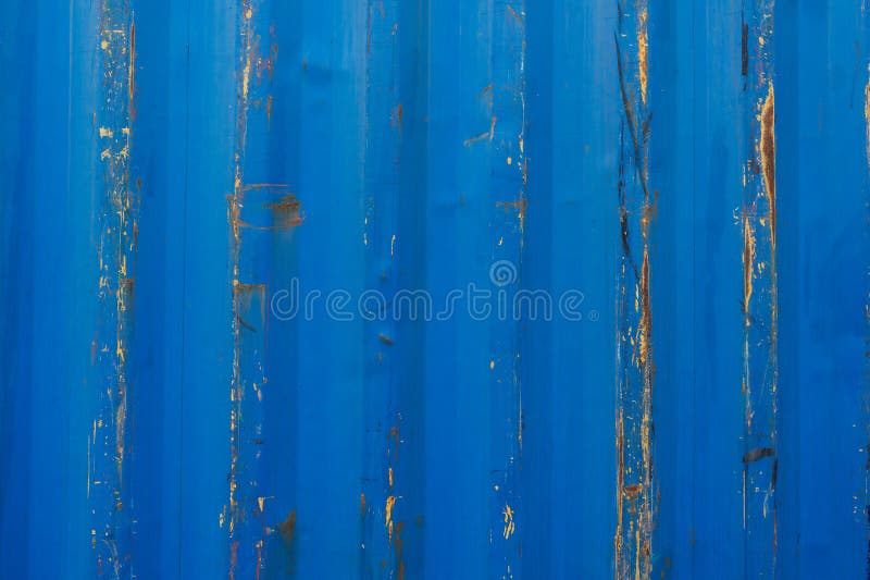 A Weathered Blue Metal Sheet with Rust Spots Stock Photo - Image of ...