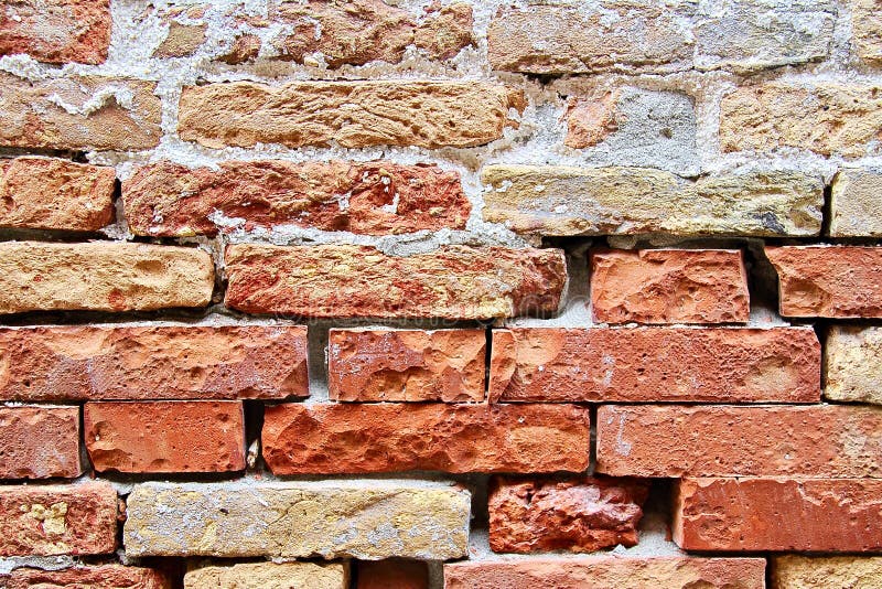 Weathered Brick Wall stock image. Image of construction - 99515825