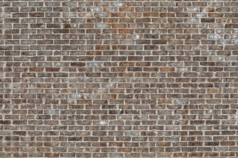 Weathered Brick Wall with Mortar and Concrete on the Face Stock Photo ...