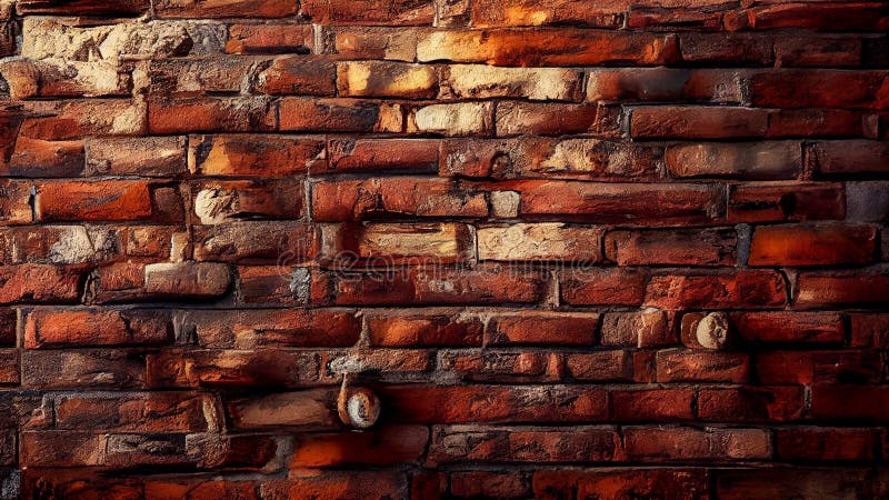 Weathered Brick Wall, Rustic and Charming, with Detailed Textures and ...