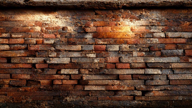 Weathered Brick Wall, Rustic and Charming, with Detailed Textures and ...