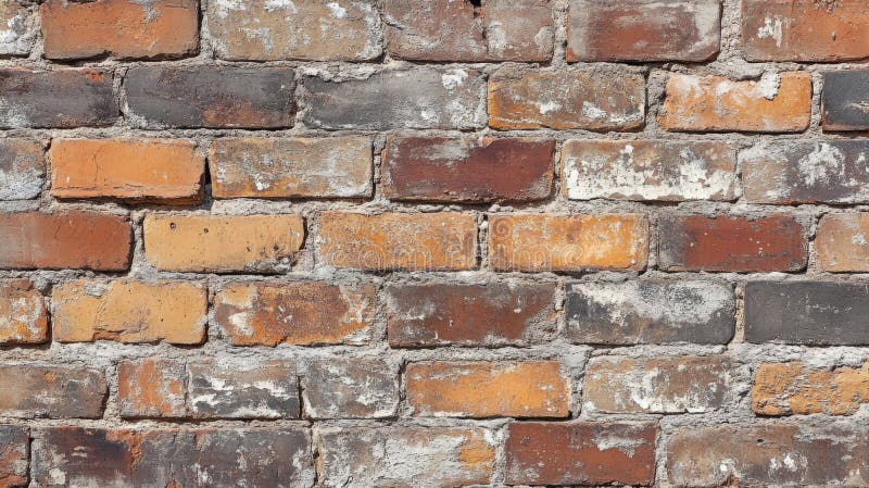 Weathered Brick Wall Texture Background Stock Illustration ...