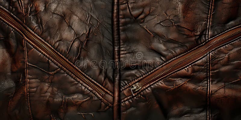 Weathered Brown Jacket Leather Texture Stock Photo - Image of antique ...