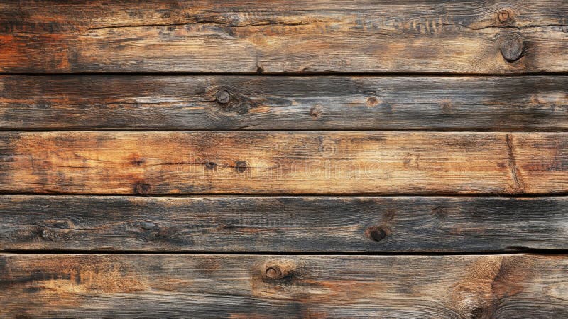 Weathered Brown Wooden Planks Stock Illustration - Illustration of ...