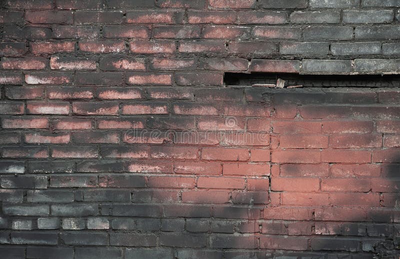 Weathered Burnt Brick Wall with Tones Shows an Aged, Rustic Texture ...